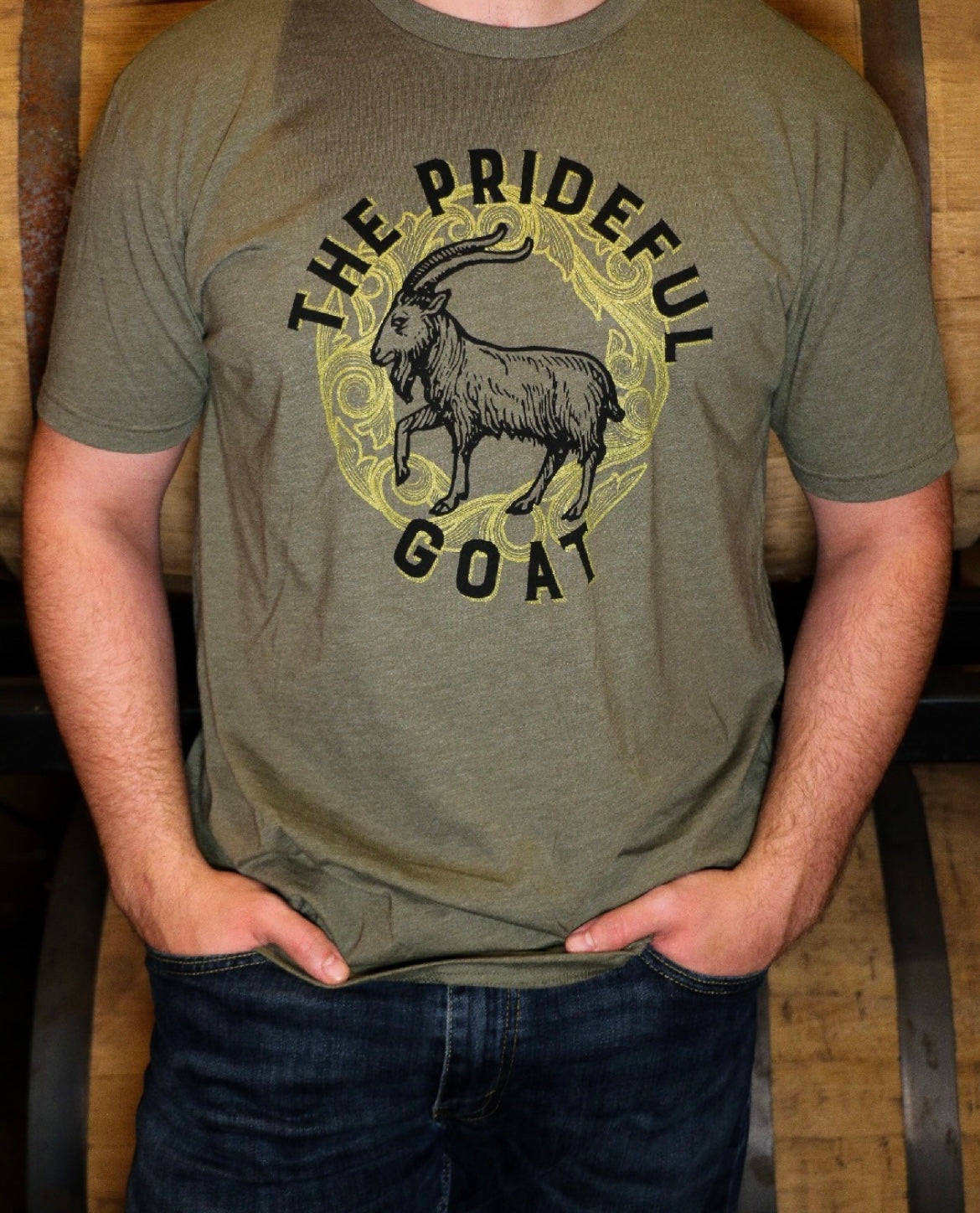 Flat Bill Logo Hat – The Prideful Goat Store