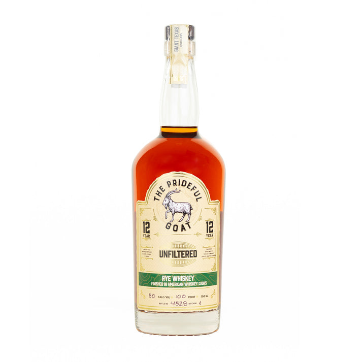 The Prideful Goat Rye Whiskey 12 Year – The Prideful Goat Store